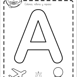 ABECEDARIO busca y colorea letras imprimible GRATIS EDUCAPLANET APPS